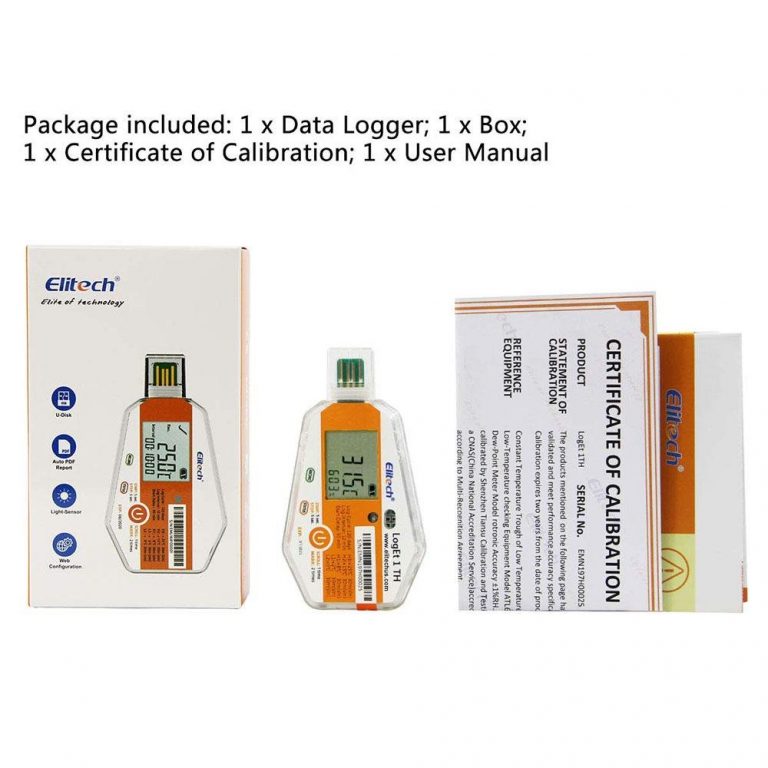 WHO approved Single Use Temperature Data Logger with LCD Display Model: LogET-1 - Optimum ...
